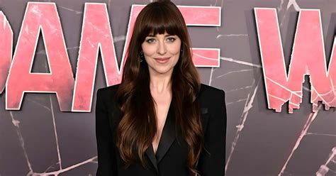 Dakota Johnson Channels Her Inner Madame Web In Sheer Spider Web
