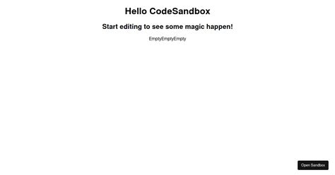 React Tips Codesandbox