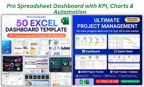 Do Excel Spreadsheet Dashboard With Charts And Kpi Graphs Macros Formulas By Jugenflorian