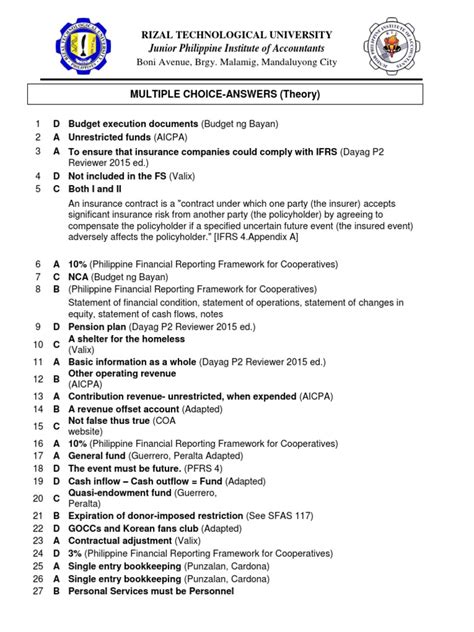 Advacc 3 Answer Key Set B165 Pcs Download Free Pdf Depreciation Financial Accounting