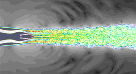 A Hybrid Structuredunstructured Mesh Of Isolated Coaxial Jet B
