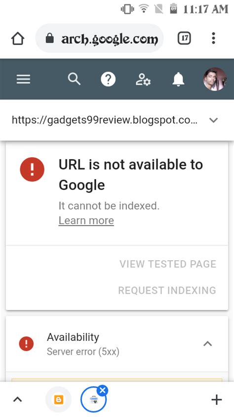 Error 5xx Blogger Community