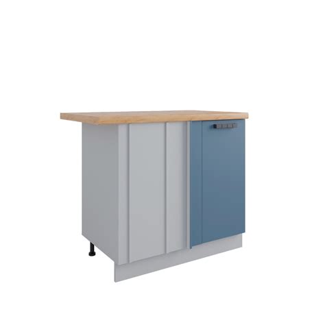 Купить Кухня угловая Ройс 2 6х2 6м Лазурь Софт ДСВ Мебель в Минске