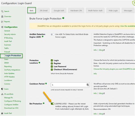 Shield Security Wordpress Plugin Gasp Bot Login Protection