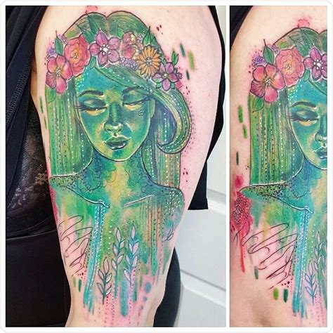 Stunning Tefiti Tattoo Design On Kara Artistas Tatuadores Artistas