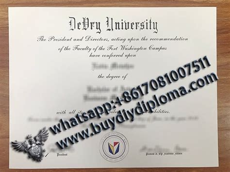How To Buy A Fake Devry University Diploma With High Quality And Fast Online Fake Diploma Buy