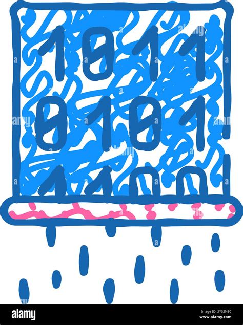 Data Deletion Icon Doodle Illustration Stock Vector Image And Art Alamy