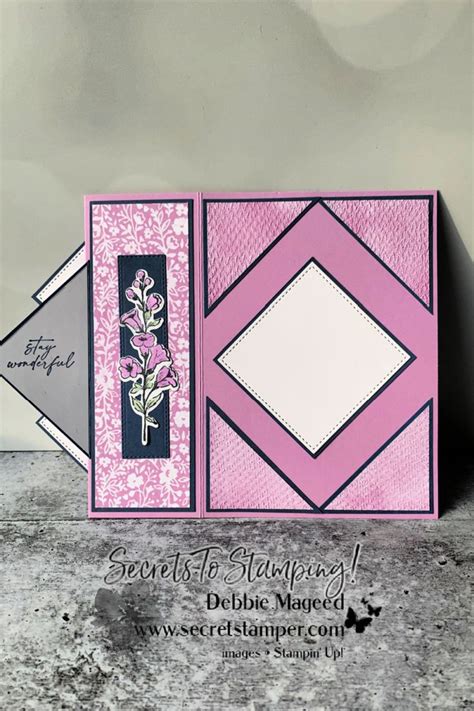 honeybee home foldback popup card for creative creases 26 fancy fold