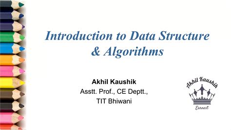 Intro To Data Structure And Algorithms Ppt