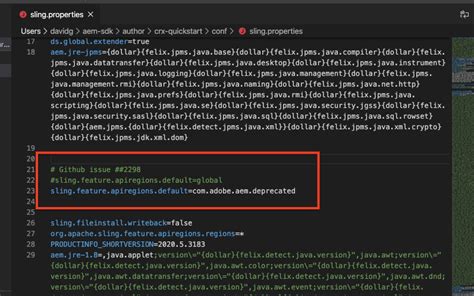 Acs Commons Bundle Does Not Start On Aem As A Cloud Service Sdk Quickstart Jar · Issue 2298