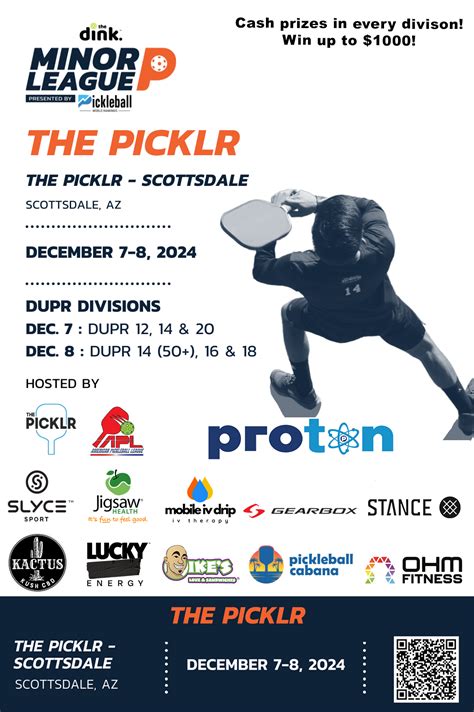 The Dink Minor League Pickleball The Picklr ~ Scottsdale Arizona