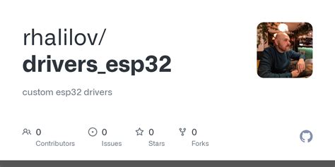 GitHub Rhalilov Drivers Esp32 Custom Esp32 Drivers