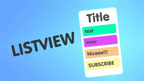Flutter Title With Listview