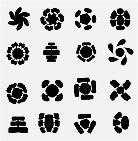 Premium Vector Mind Mapping Diagram Doodle Style Set