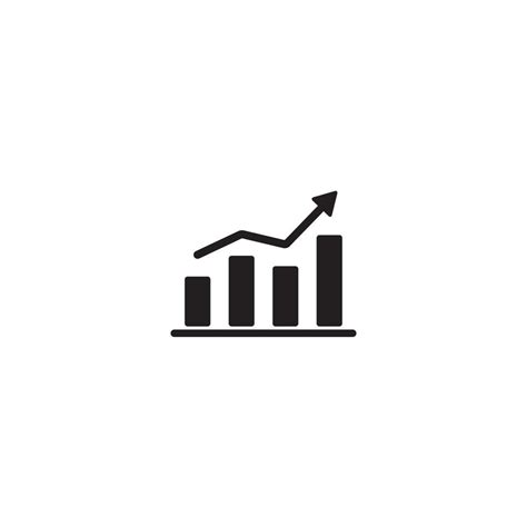 Growth Chart Icon Vector Growing Graph Sign Symbol 5441265 Vector Art