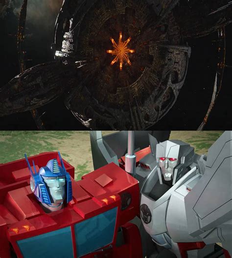 Optimus Prime And Megatron Vs Unicron By Mnstrfrc On Deviantart