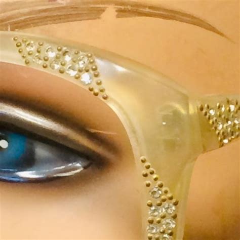 Stendahl Accessories Vtg Stendhal France Crystal Eyeglass Frames Poshmark