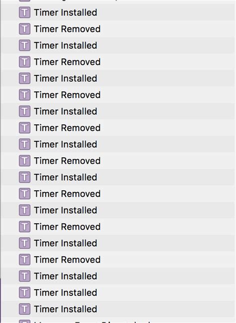 Javascript What Causes Timer Installed Or Timer Removed In