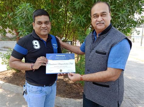 Paras Patel On Linkedin Receiving Rnr Certificate From My National Sales Head Nazim Km Sir Wish