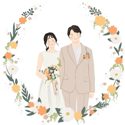 Instagram의 후크맘님 예뻐라 하는 동생 청첩장을 그려줬다☺️ 정작 결혼식은 못갔지만😱 언넝 또 보쟈 ~ 웨딩