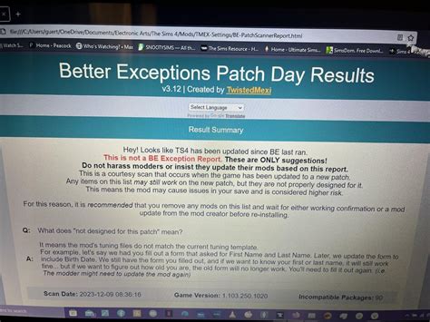 Better Exceptions Be Rthesimsbuilding