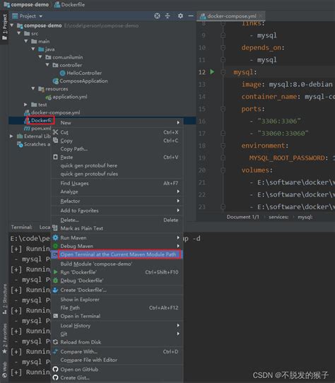 【windows】docker与docker Compose部署spring Boot项目docker Windows Springboot