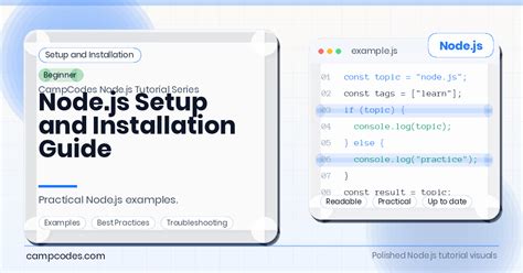 Nodejs Setup And Installation Guide Nodejs Tutorial