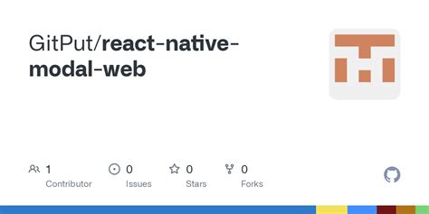 Github Gitputreact Native Modal Web