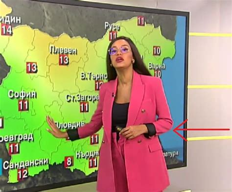 Екзотичната синоптичка на Нова ТВ шокира всички Лъсна в ефир с СНИМКИ Галерия Блиц