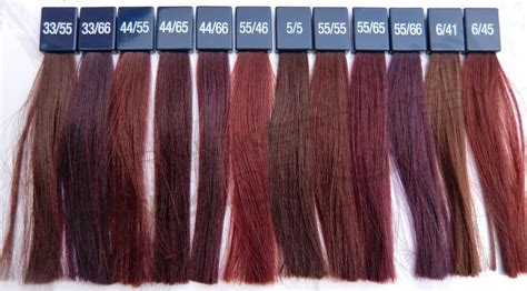 Wella Hair Color Violet Hair Colors Wella Hair Color Chart