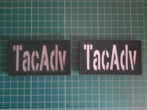 Tacadv Tactical Adviser Laser Cut Police Patch 2 Finishes