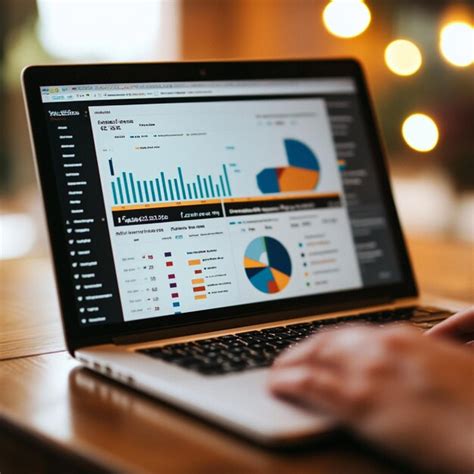 A Person Using Data Visualization Tools To Create Engaging Reports And