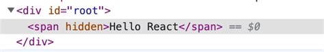 Bug `hidden` Attribute Does Not Accept String Values · Issue 24740 · Facebookreact · Github