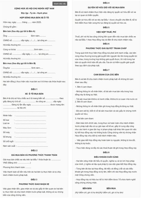 M U H P Ng Mua B N Xe T M I C Ng Ph P Lu T