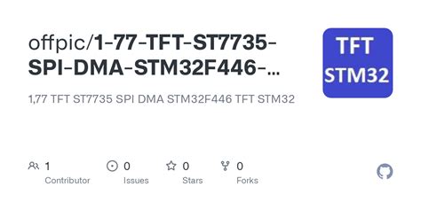 Github Offpic 1 77 Tft St7735 Spi Dma Stm32f446 Tft Stm32 1 77 Tft St7735 Spi Dma Stm32f446
