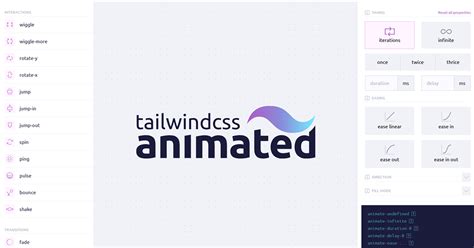 Tailwind Css Animated All Utilitycss