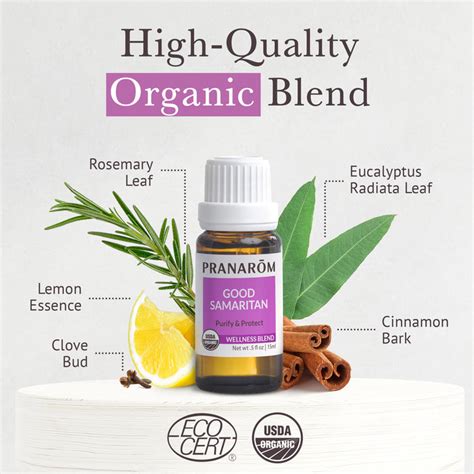 Good Samaritan Essential Oil Wellness Blend Organic Pranarôm