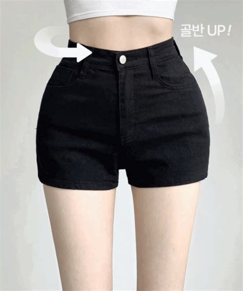 영상 인생 골반패드🖤xs~핏보장 빌런 하이웨스트 힙딥보정 골반패드 골반뽕 블랙 화이트 숏 팬츠 핫팬츠 반바지 청바지 에이블리