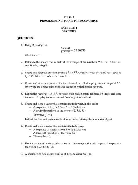 Exercise 1 Solution Pdf Sequence Mathematics
