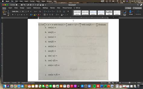 Solved Word File Edit View Insert Format Tools Table Window