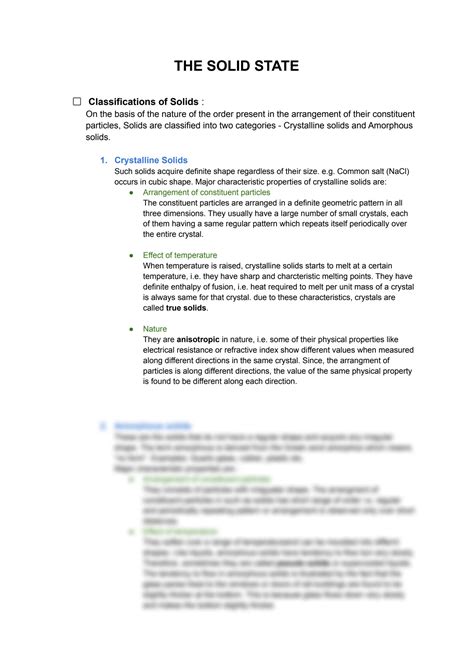 Solution Classification Of Solids Studypool
