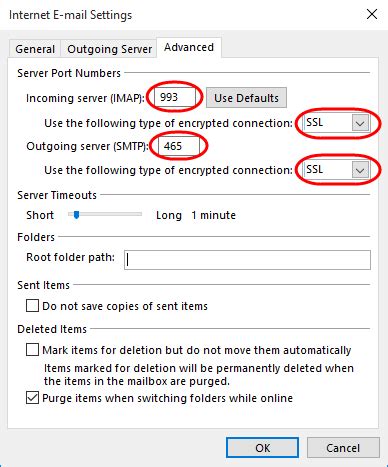 Curlyhosting SSL Outlook