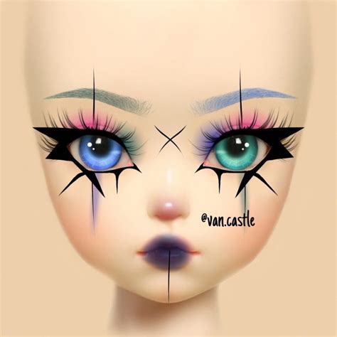 Clown Makeup Anime Eye Makeup Creative Eye Makeup Makeup