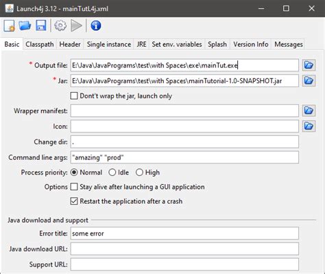 Launch4j Tutorial Creating A Windows Executable From A Jar Using