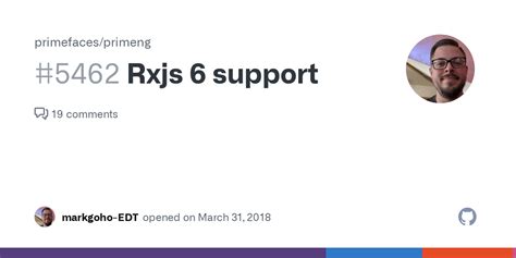 Rxjs 6 Support · Issue 5462 · Primefaces Primeng · Github