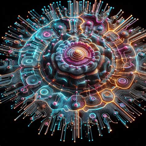 Premium Photo Mesmerizing Neural Patterns In Vibrant