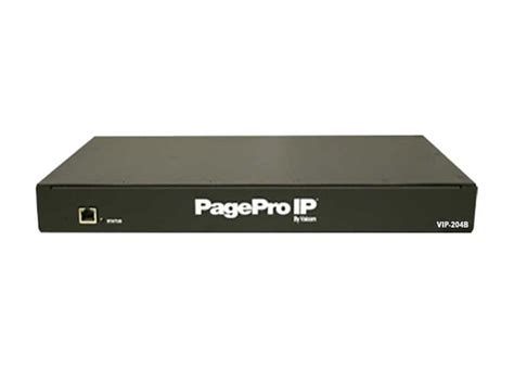 Valcom Pagepro Sip Paging Gateway With 4 Analog Audio Output Vip 204b