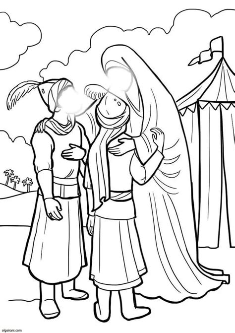 کاربرگ و نقاشی حضرت زینب س کودکانه، ساده و سخت دیبامگ