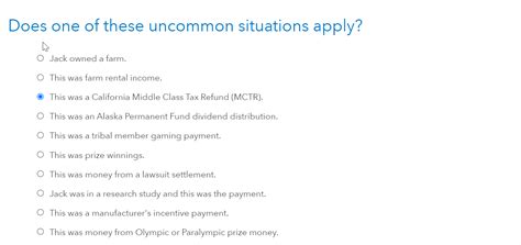 Solved California Middle Class Tax Refund