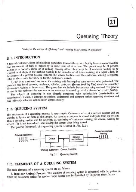 Queueing Theory Notespdf